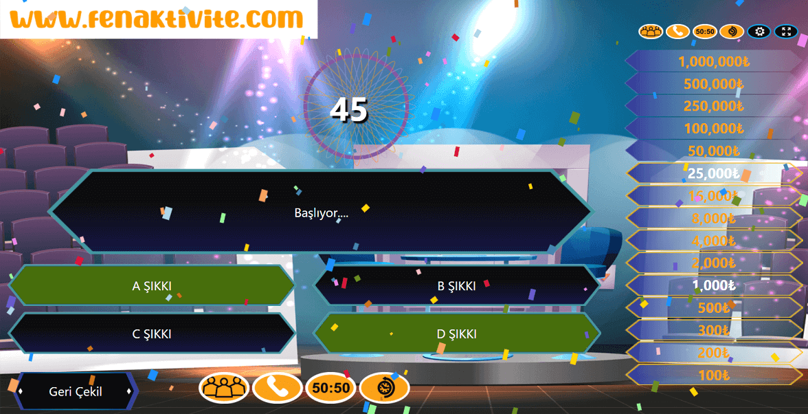 (Yeni Maarif Modeli) 5.Sınıf Güneş, Dünya ve Ay Kim Milyoner Olmak ...